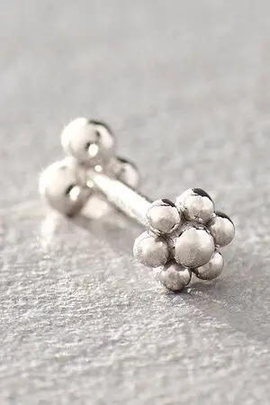 MARIA TASH Ball Trinity 3mm Stud Earring
