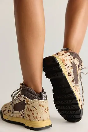 AUTRY Malga Mid Hiking Boots - Pony/fabric Cow/choc