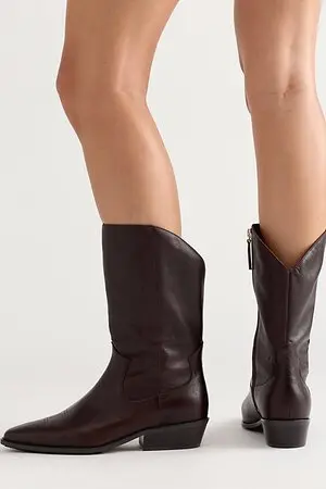 Kelsi Dagger Piper Western Boots - Warm Brown