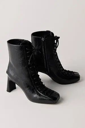 CIRCUS NY BY SAM EDELMAN Kendra Lace-up Boots - Black