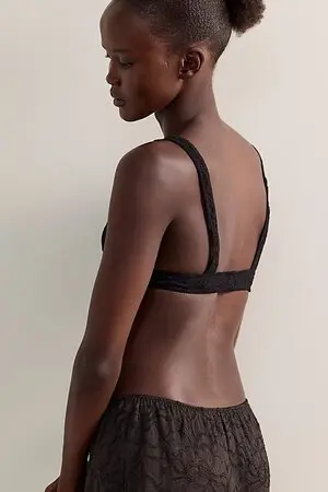 Only Hearts Stretch Lace Mira Bralette - Black