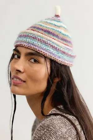 Free People Candy Land Pixie Beanie - Frostline Combo
