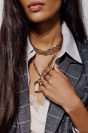 Free People Layered Chain Necklace