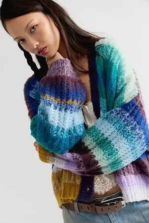 Free People Dawn Knit Cardigen