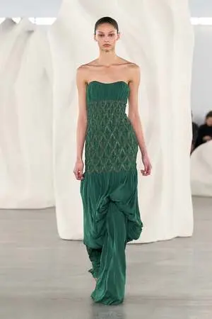 Ulla Johnson Octavine Strapless Silk Gown