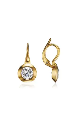 REINSTEIN ROSS 18k Yellow Duomo Lab Diamond Earrings 1.55 Tcw - Gold