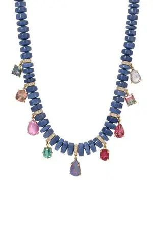 Jacquie Aiche 14k Yellow Opal Beaded Necklace - Gold