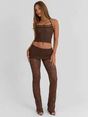 OUTCAST Kourtney Lace Flare Pants