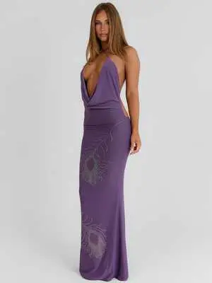 OUTCAST Shaima Maxi Dress Dusty