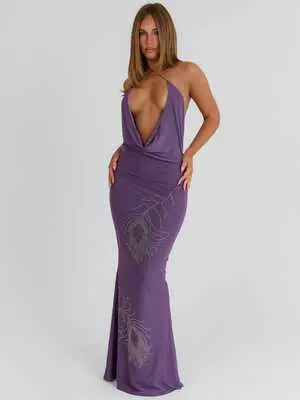 OUTCAST Shaima Maxi Dress Dusty