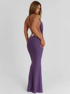 OUTCAST Shaima Maxi Dress Dusty