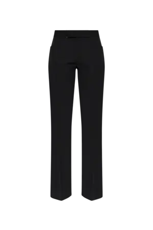 Balmain Wool Trousers With Belt