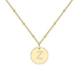 NEOLA DESIGN Alphabet Z Necklace - Gold