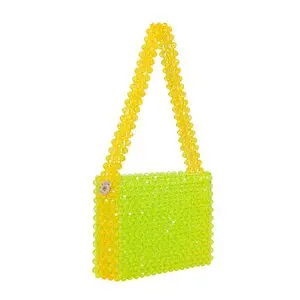 TILLIE BEADS Color Pop Beaded Shoulder Bag - Green