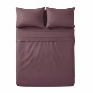 PURE PARIMA Yalda Sheet Set Raisin - Rose Gold