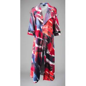 ARSHYS Rosey Silk Coat - Gray