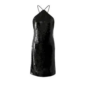 AISL Sequin Halterneck Mini Dress