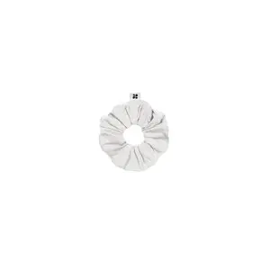 NEW ORCHARD Upcycled Vegan Scrunchie - White