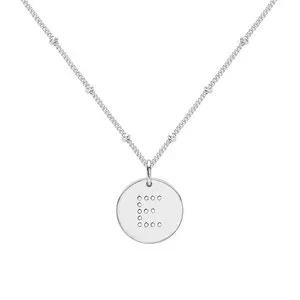 NEOLA DESIGN Alphabet E Necklace - Silver