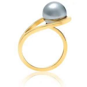 NEOLA DESIGN Ring With Freshwater Pearl Aurea - Gold