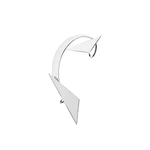 HOTA HOTA JEWELLERY Trinity Earring – High Polish – Right - Silver