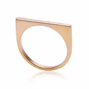 NEOLA DESIGN Minerva Geometric Stacking Ring - Rose Gold