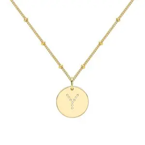 NEOLA DESIGN Alphabet Y Necklace - Gold