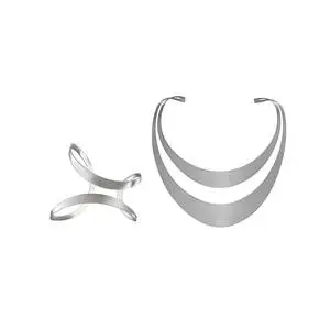 HOTA HOTA JEWELLERY Inception Matte Necklace & Palm Cuff Set - Silver