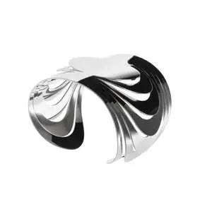 HOTA HOTA JEWELLERY Lava Bracelet – High Polish - Silver