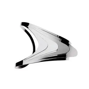 HOTA HOTA JEWELLERY Illusion Palm Cuff – High Polish – Left - Silver