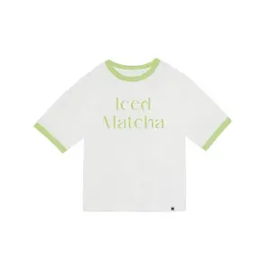 NEW ORCHARD Iced Matcha" Organic Cotton T-shirt - White
