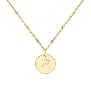 NEOLA DESIGN Alphabet R Necklace - Gold