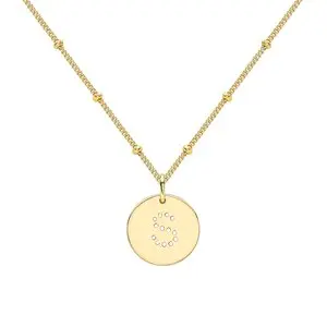 NEOLA DESIGN Alphabet S Necklace - Gold