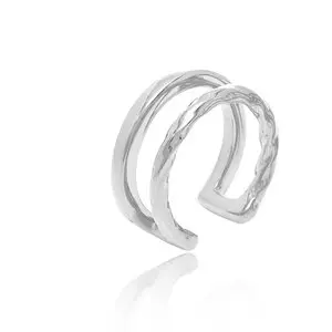 NEOLA DESIGN Sterling Twist Ear Cuff - Silver