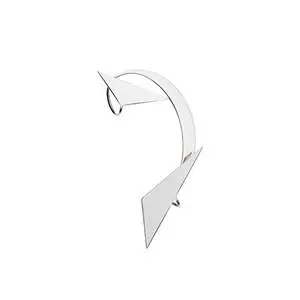 HOTA HOTA JEWELLERY Trinity Earring – High Polish – Left - Silver