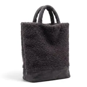 C. GRASSI The Wanderer Tote Style 006 Alpaca, Cashmere & Wool Blend With Suede