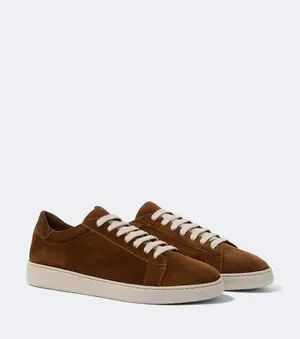 Eleventy Suede Sneakers - Brown