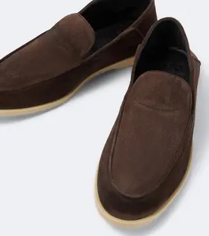 George Cleverley Suede Loafers