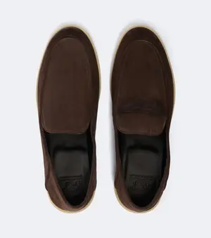 George Cleverley Suede Loafers