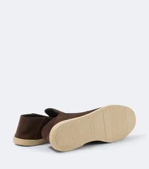 George Cleverley Suede Loafers