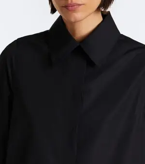 Alaïa Oversized Cotton Poplin Shirt