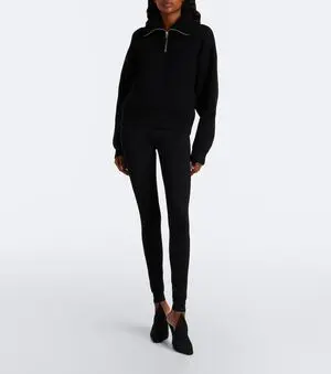 Alaïa Suede Pointed Toe Mules