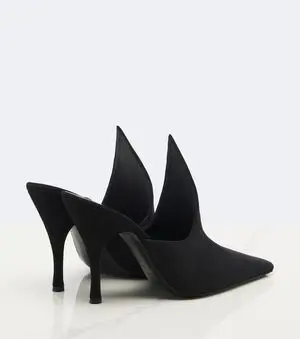 Alaïa Suede Pointed Toe Mules