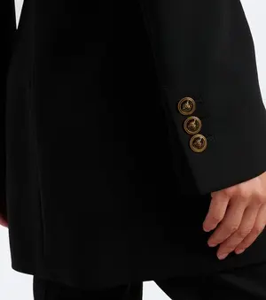 Versace Embellished Wool Tuxedo Jacket