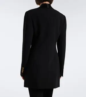 Versace Embellished Wool Tuxedo Jacket