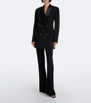 Versace Embellished Wool Tuxedo Jacket