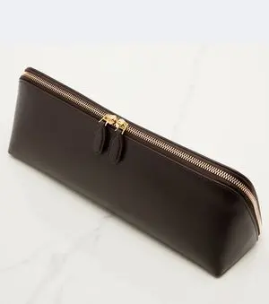 Alaïa Delta Small Leather Clutch