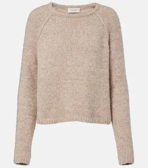 Agnona Cashmere, Silk, And Wool Sweater - Beige