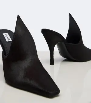 Alaïa Calf Hair Mules