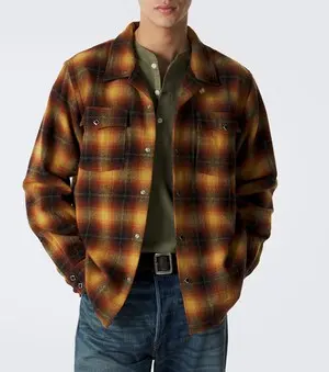 Ralph Lauren Plaid Wool-blend Shirt